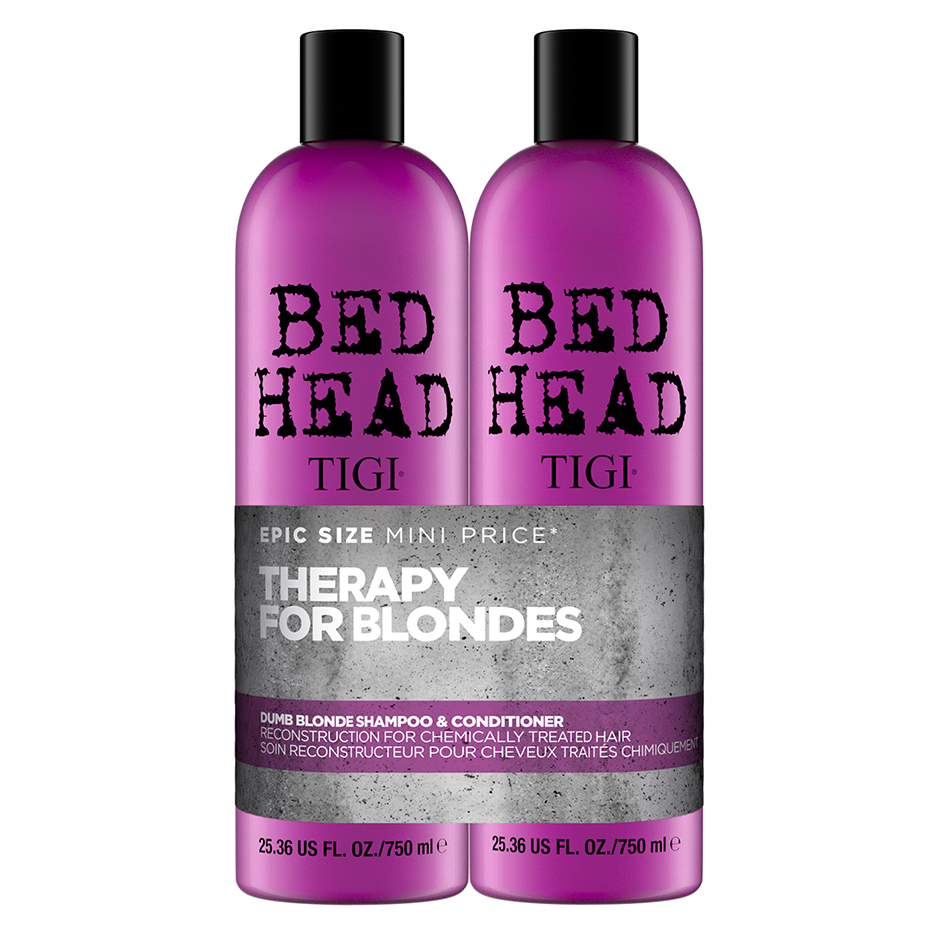 Tigi Bed Head Dumb Blonde Tweens Shampoo 750ml Conditioner 750ml
